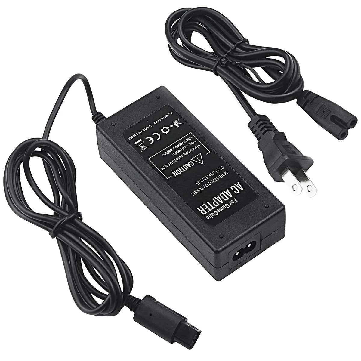 GameCube AC Power Adapter – 10 ft Replacement Power Supply| Retro Game Fan