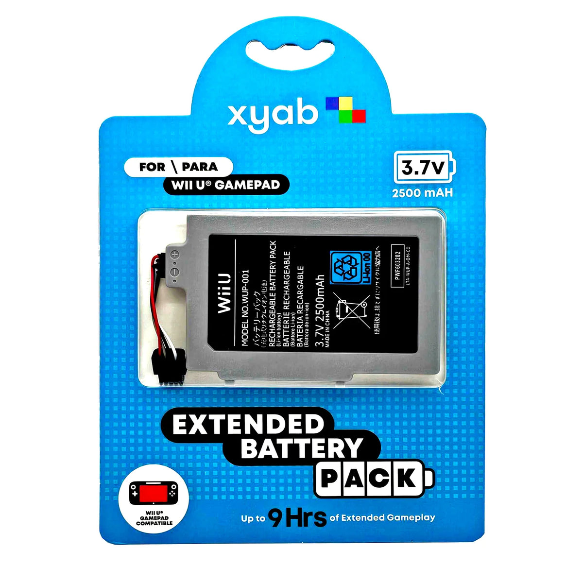 Rechargeable Battery for Wii U GamePad – 2500mAh Upgrade| Retro Game Fan