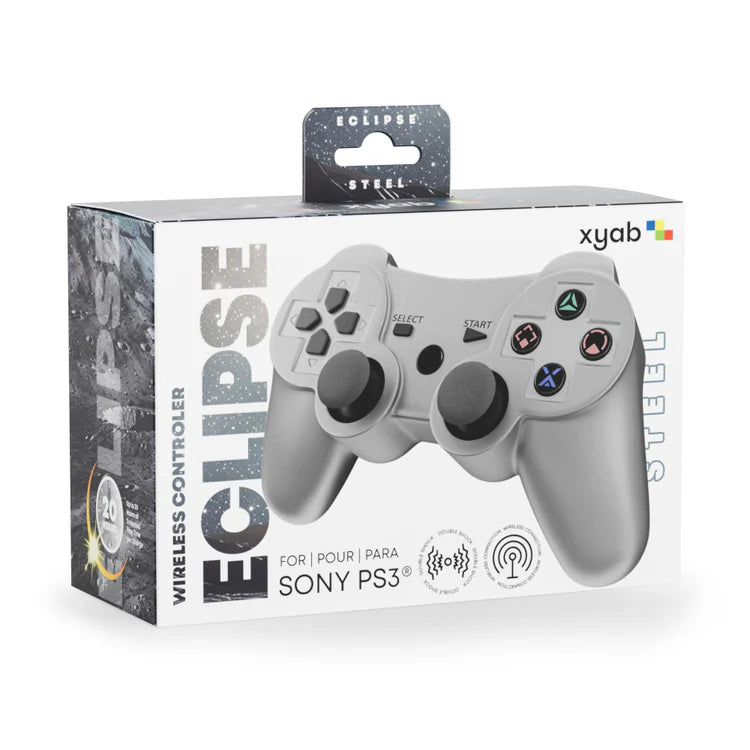 PlayStation 3 Wireless Controller | Steel Silver Gamepad PS3| Retro ...