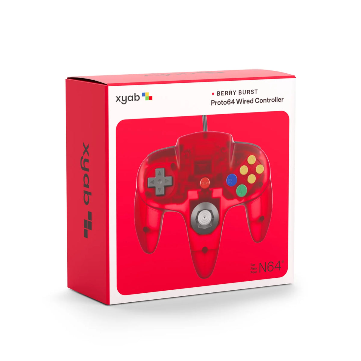 Translucent Red N64 Controller – Wired Nintendo 64 Replacement Pad ...