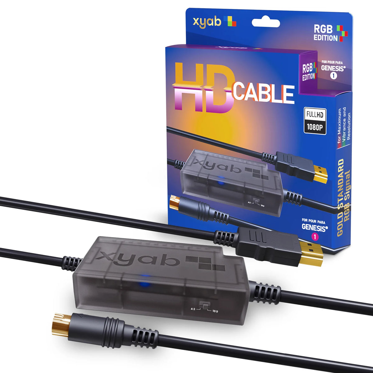 1080p HDMI Adapter Cable for HDTV – Sega Genesis Model 1| Retro Game Fan