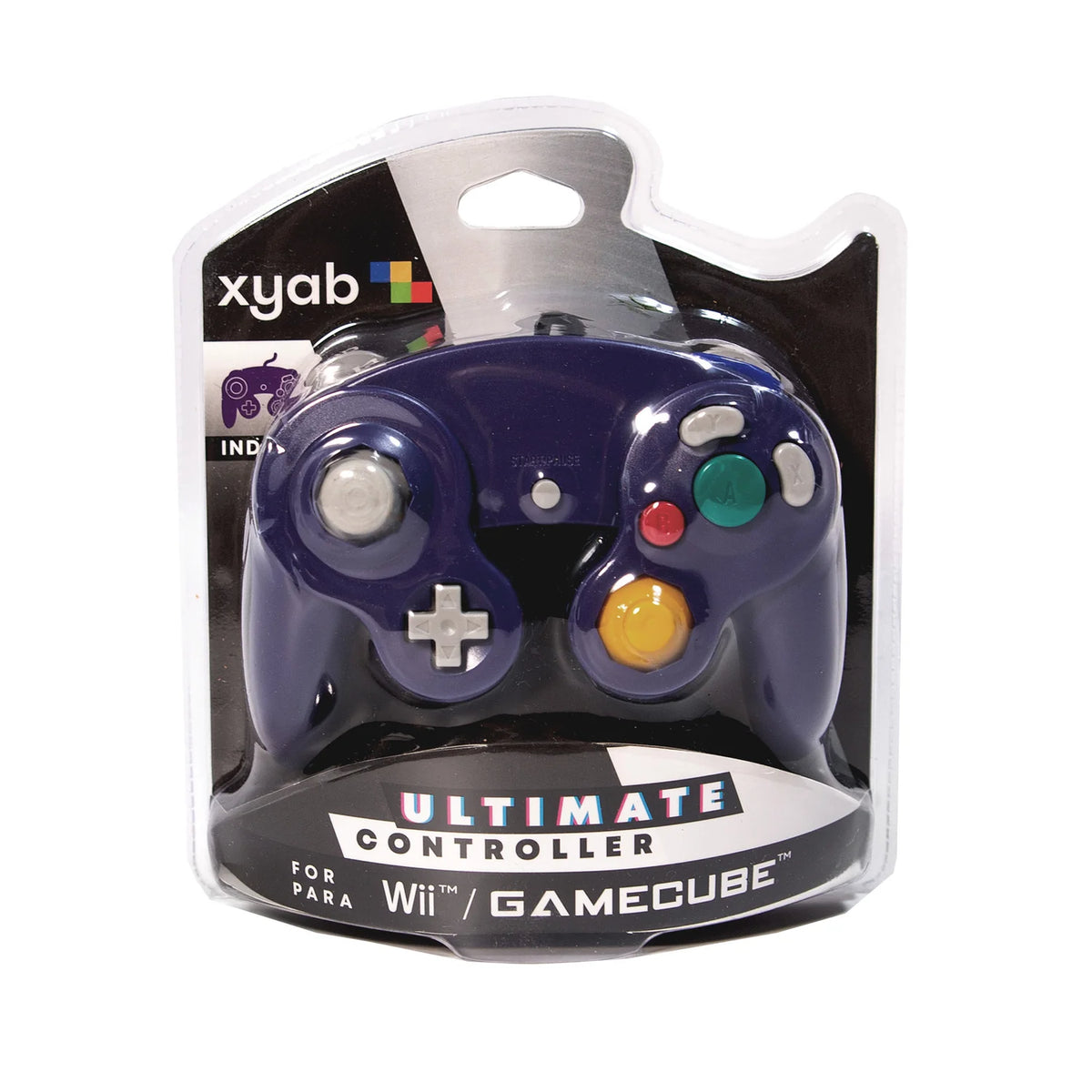 GameCube / Wii Wired Controller – Indigo Replacement Gamepad| Retro ...