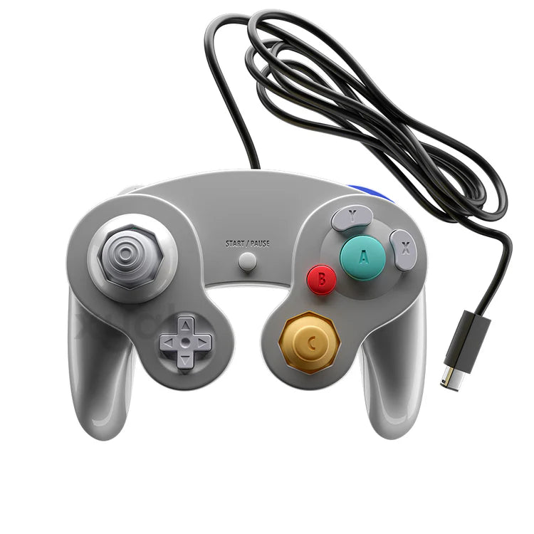 GameCube / Wii Wired Controller – Platinum Silver Replacement| Retro ...
