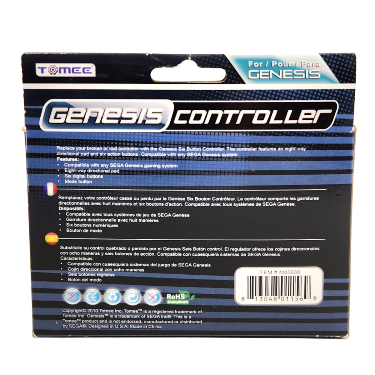 Replacement 6-Button Controller for Sega Genesis System For Sale (New ...
