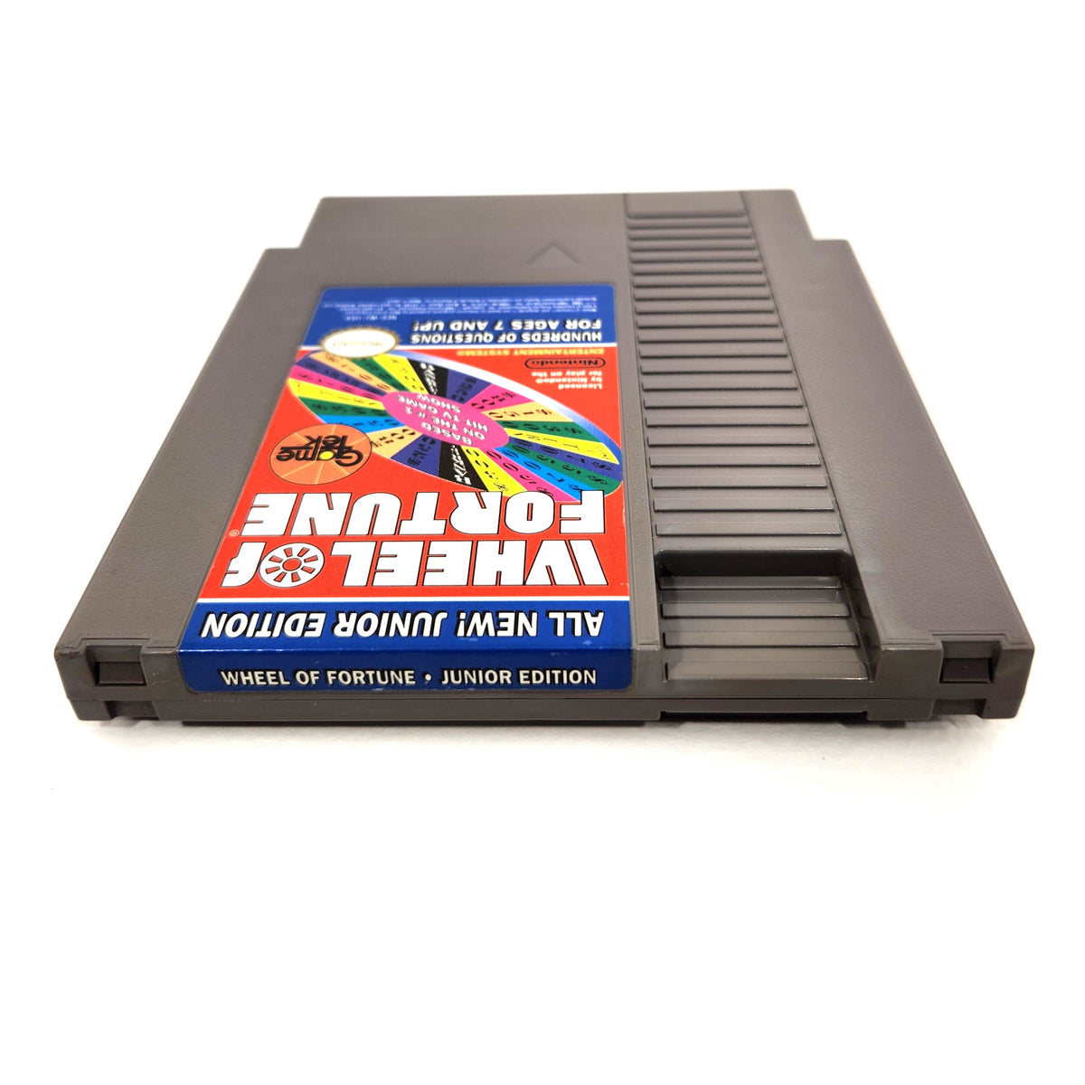 Wheel of Fortune Junior Edition NES Game Cartridge | Retro Game Fan ...