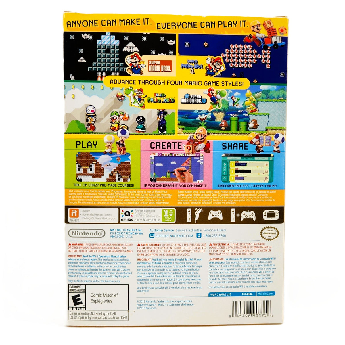 Shop Super Mario Maker (Book Bundle) – CIB Nintendo Wii U Title| Retro ...