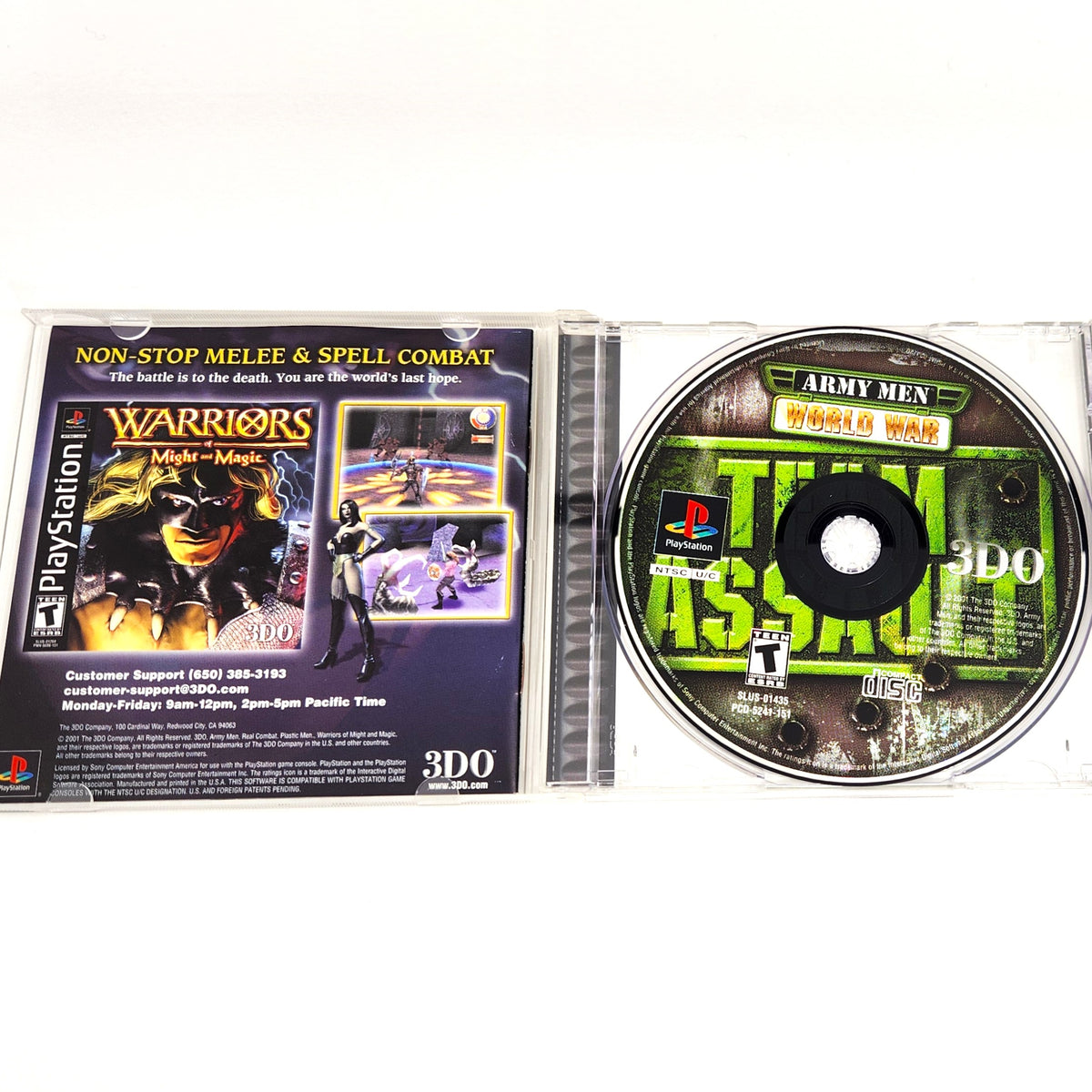 Army Men: World War Team Assault PlayStation 1 PS1 Game for sale at ...