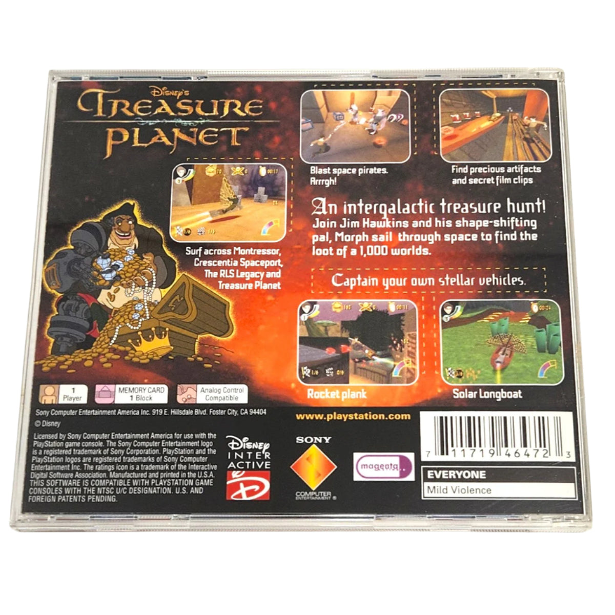 Disney's Treasure Planet PlayStation 1 PS1 Game for sale at Retro Game ...