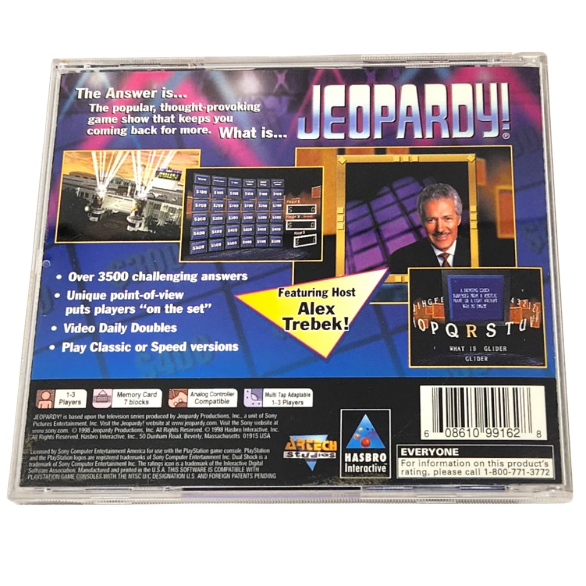 Buy Jeopardy! for PlayStation 1 – Classic Game Show PS1 Disc, Scratch ...