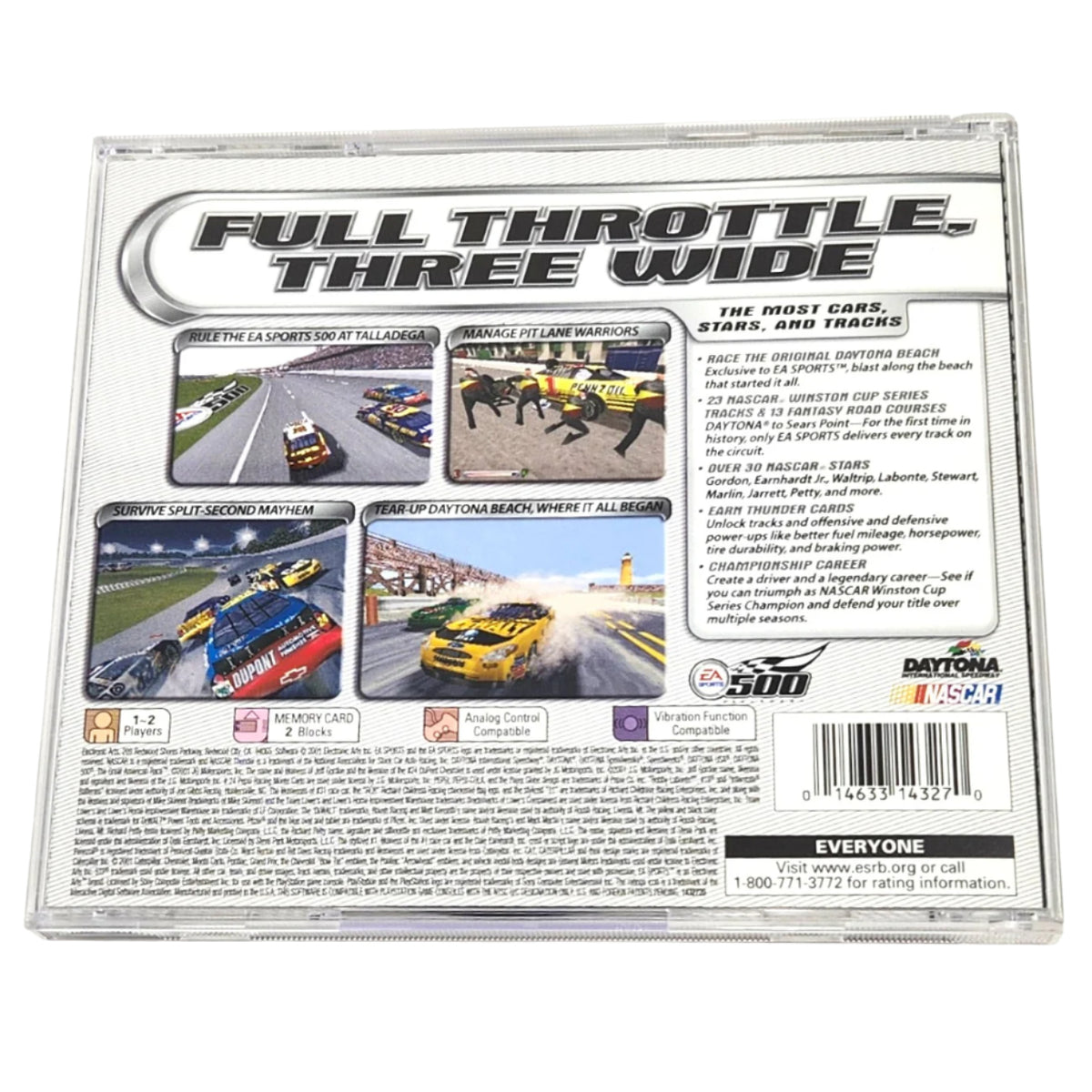 NASCAR Thunder 2002 PlayStation 1 PS1 game for sale at Retro Game Fan ...