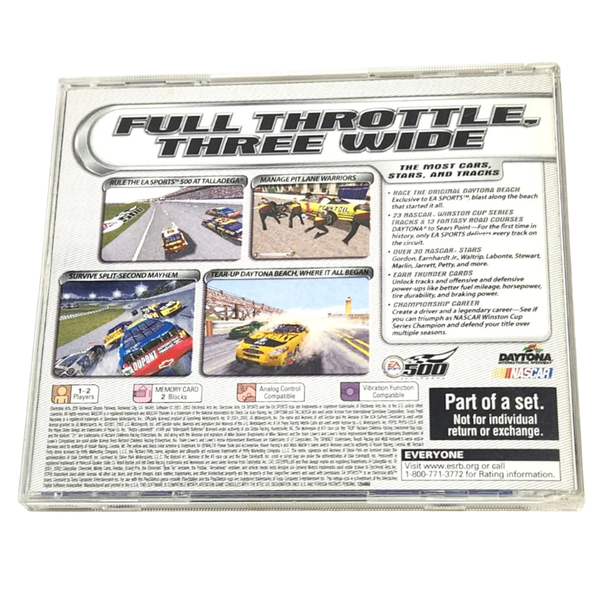 Buy NASCAR Thunder 2002 Collector’s Ed – PS1 Racing Game| Retro Game ...