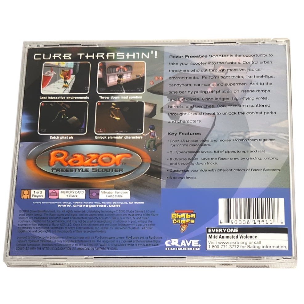 Razor Freestyle Scooter PlayStation 1 PS1 game for sale at Retro Game ...