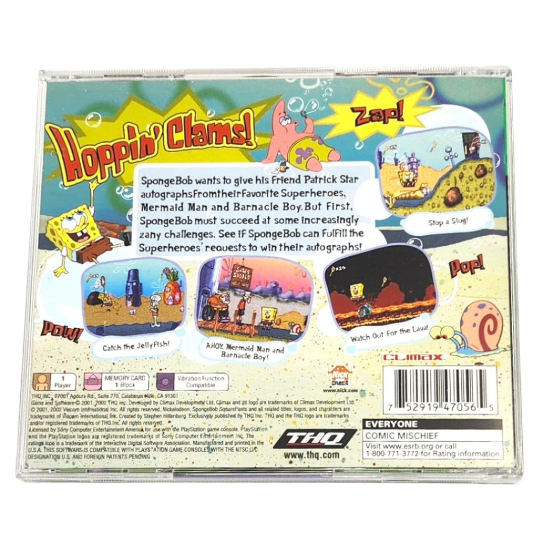 Soak Up the Fun! Buy SpongeBob Super Sponge PS1 – Greatest Hits ...