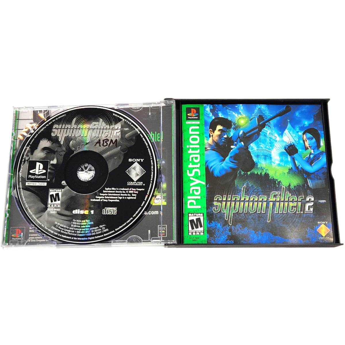 Syphon Filter 2 [GH] for PS1 | Real Photos, Fast Shipping| Retro Game ...