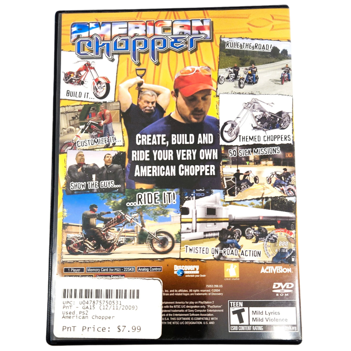 Buy American Chopper PS2 Game | Scratch-Free Disc| Retro Game Fan