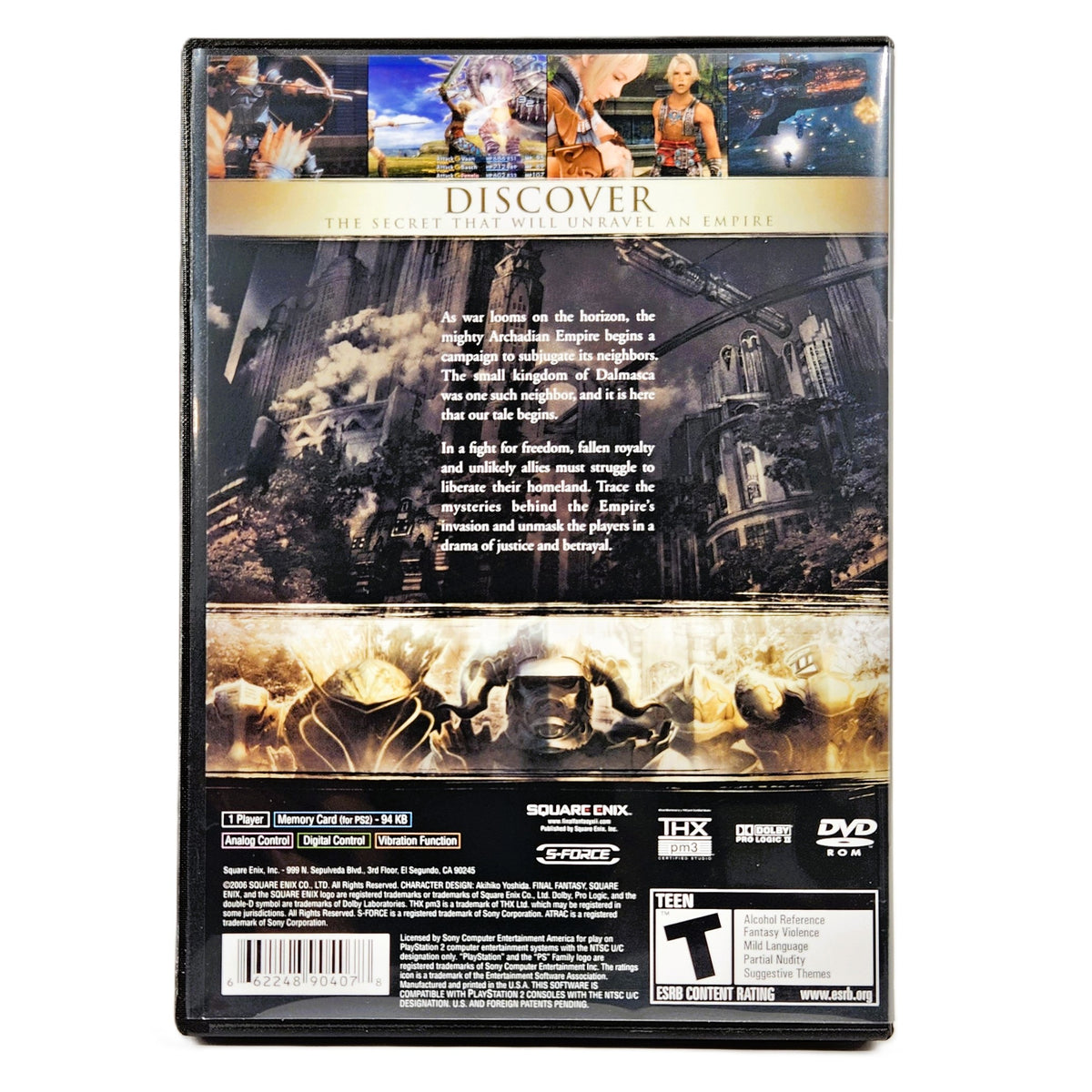 Final Fantasy XII – Great Condition CIB | Authentic PS2 Disc| Retro ...