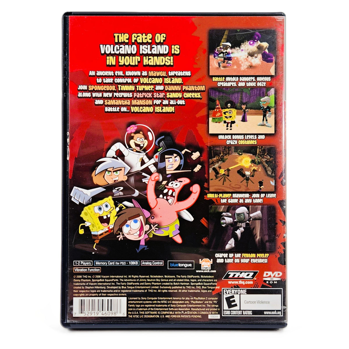 Nicktoons: Battle for Volcano Island for PS2 | Only Real Photos| Retro ...