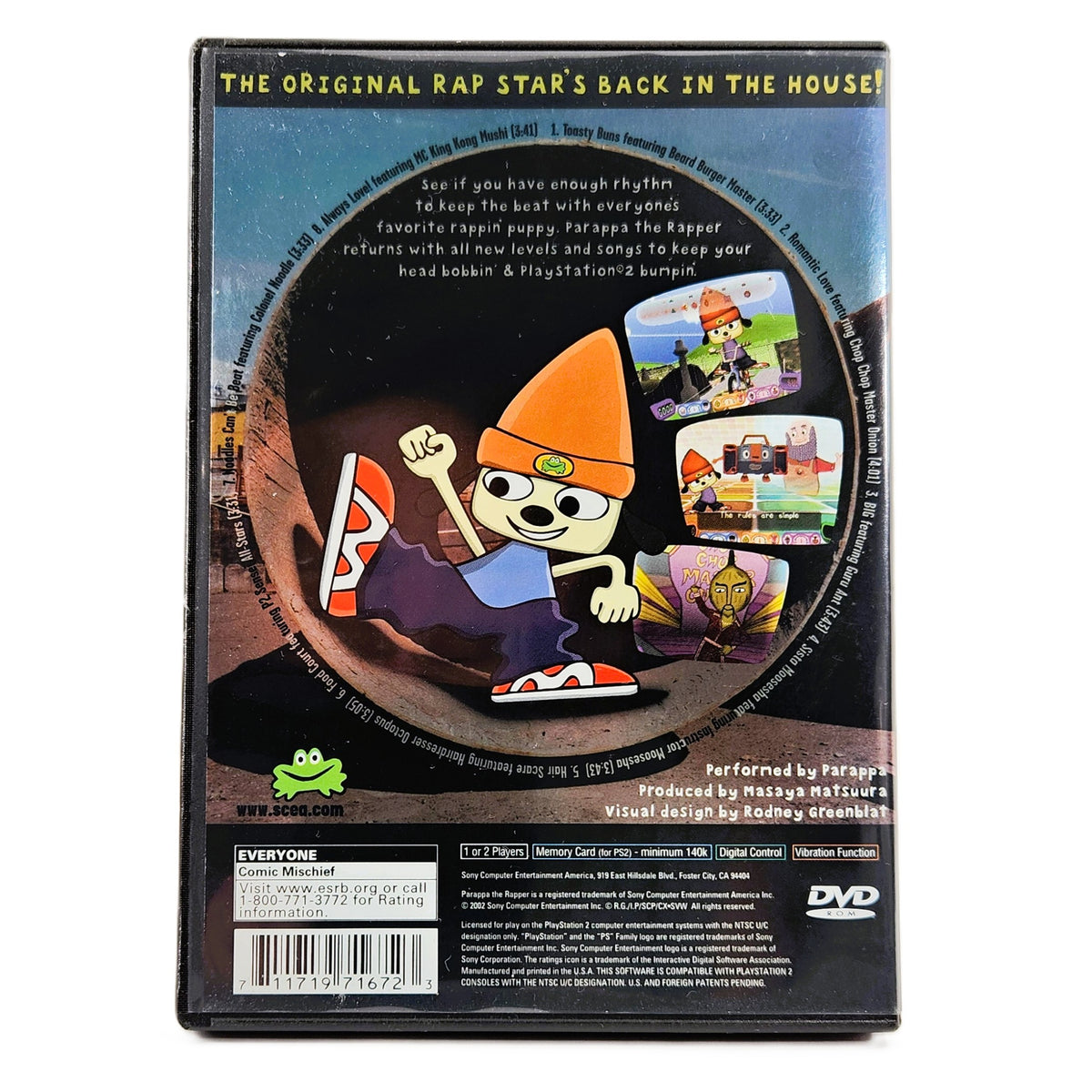 Shop PaRappa the Rapper 2 – Used PS2 | 2002 NanaOn-Sha| Retro Game Fan ...