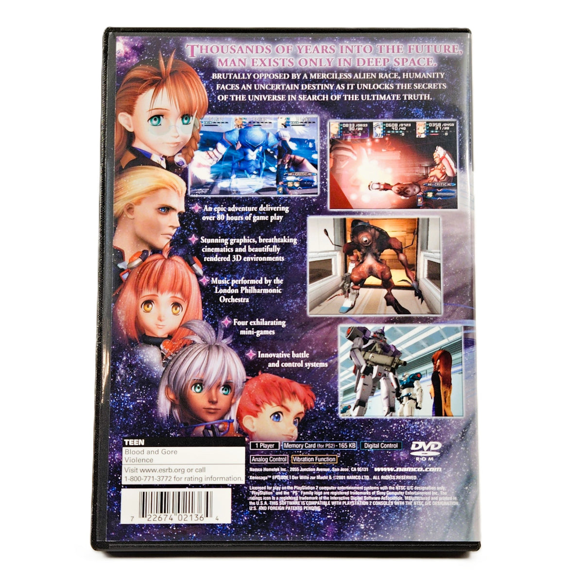 Buy Xenosaga Episode I | PlayStation 2 | Top Rated Seller| Retro Game ...