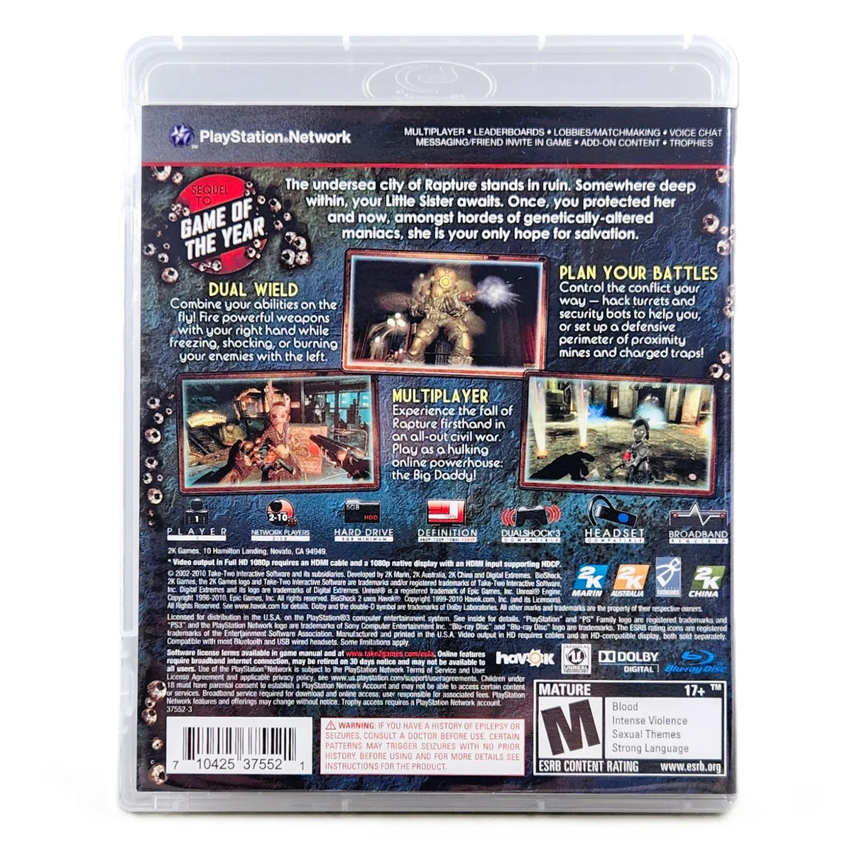 Shop BioShock 2 – Mint CIB w/ Scratch-Free Disc | PS3| Retro Game Fan ...