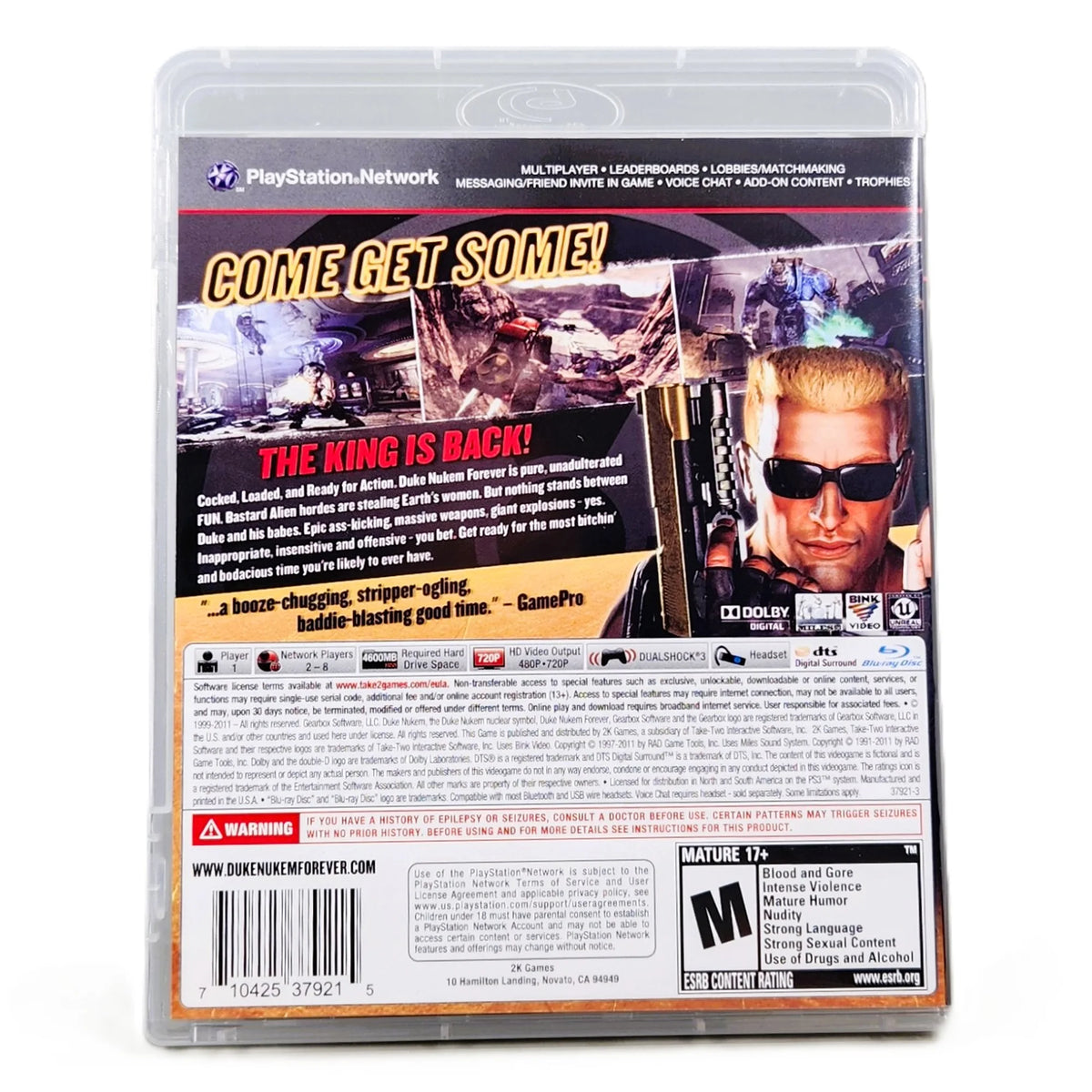 Buy Duke Nukem Forever – Used PS3 Black Label Game from 2011| Retro ...