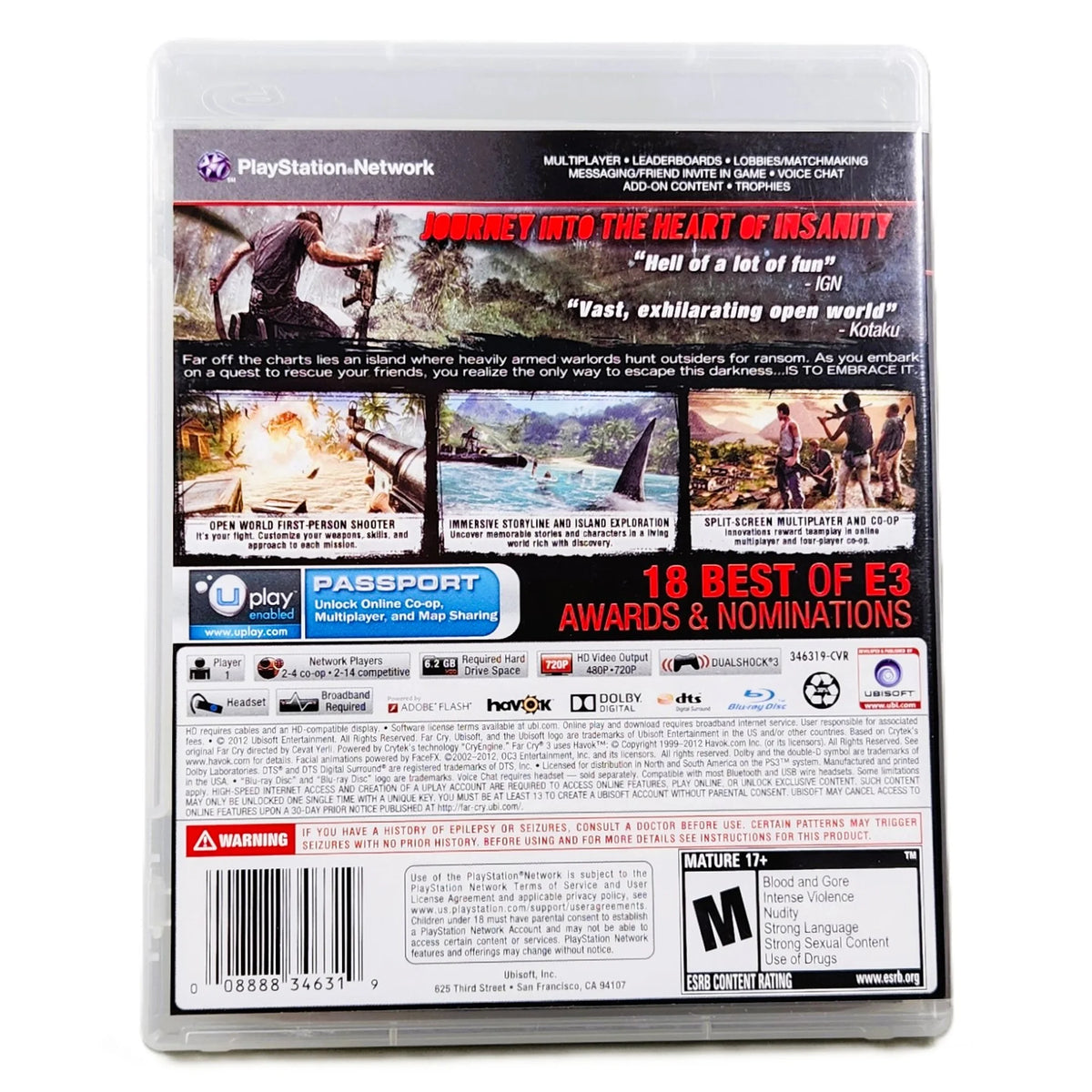 Shop Far Cry 3 – PS3 Hit from 2012 | Published by Ubisoft| Retro Game ...