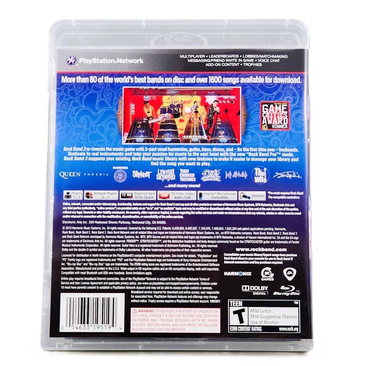 Rock Band 3 – PS3 Collector Favorite | Great Condition CIB| Retro Game ...