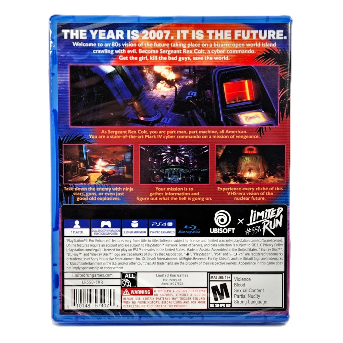 Far Cry 3: Blood Dragon: Classic Edition | Ubisoft PS4 Game| Retro Game Fan