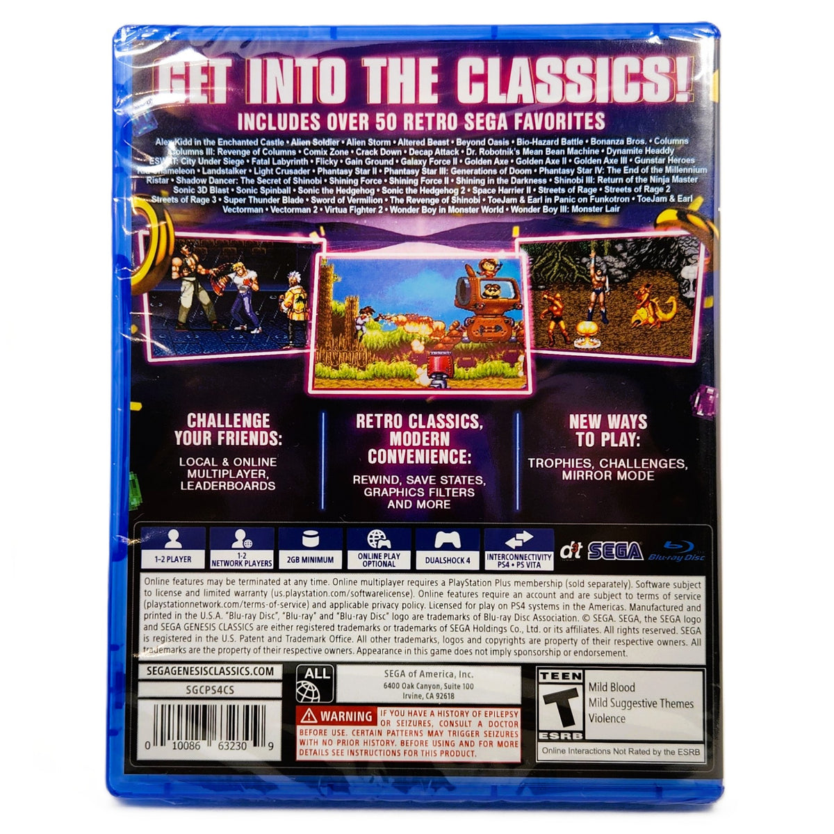 Sega Genesis Classics PS4 – Buy Brand New Retro Collection| Retro Game Fan