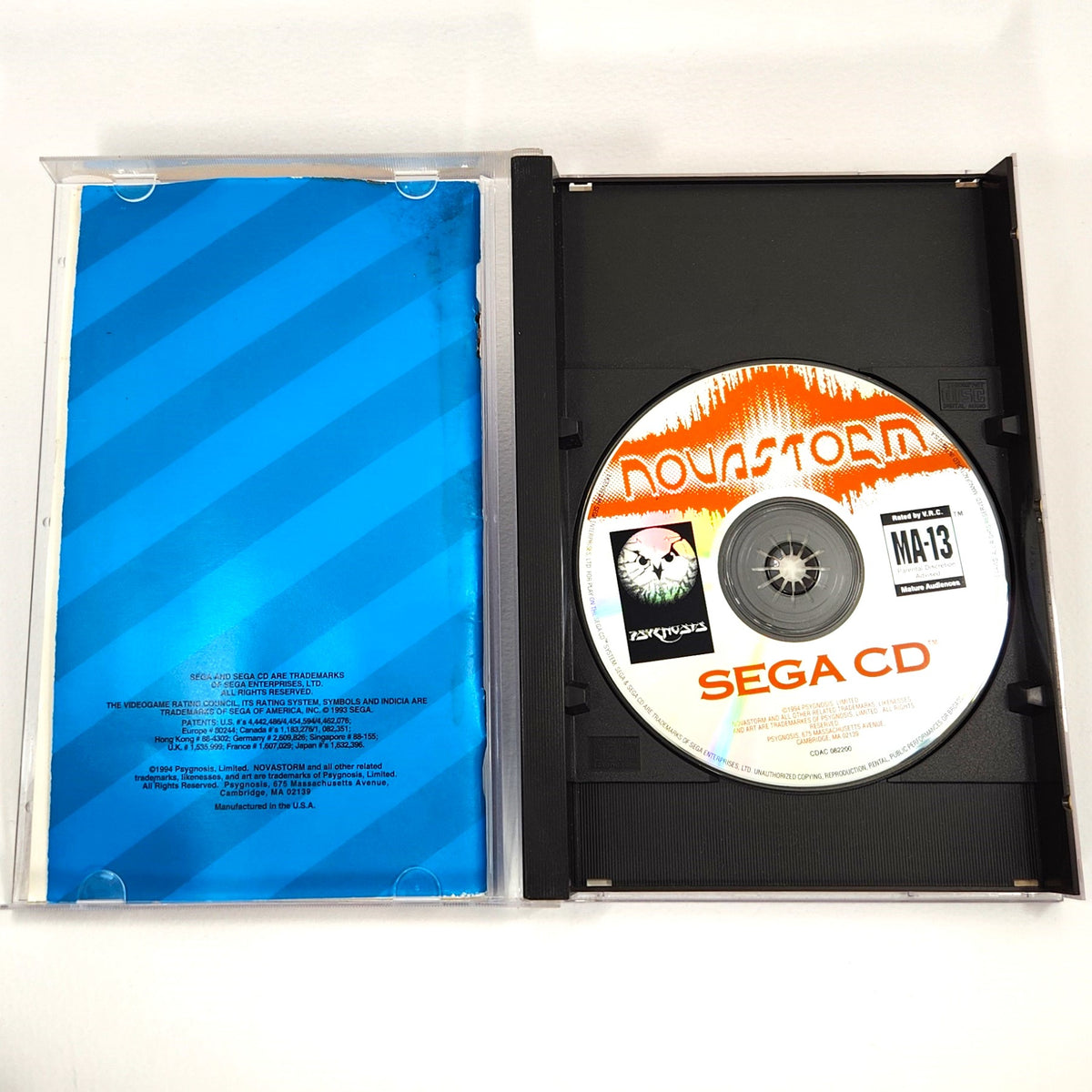 Novastorm – Used Sega CD Game | Long Box, Shoot-em-up, 1994| Retro Game Fan