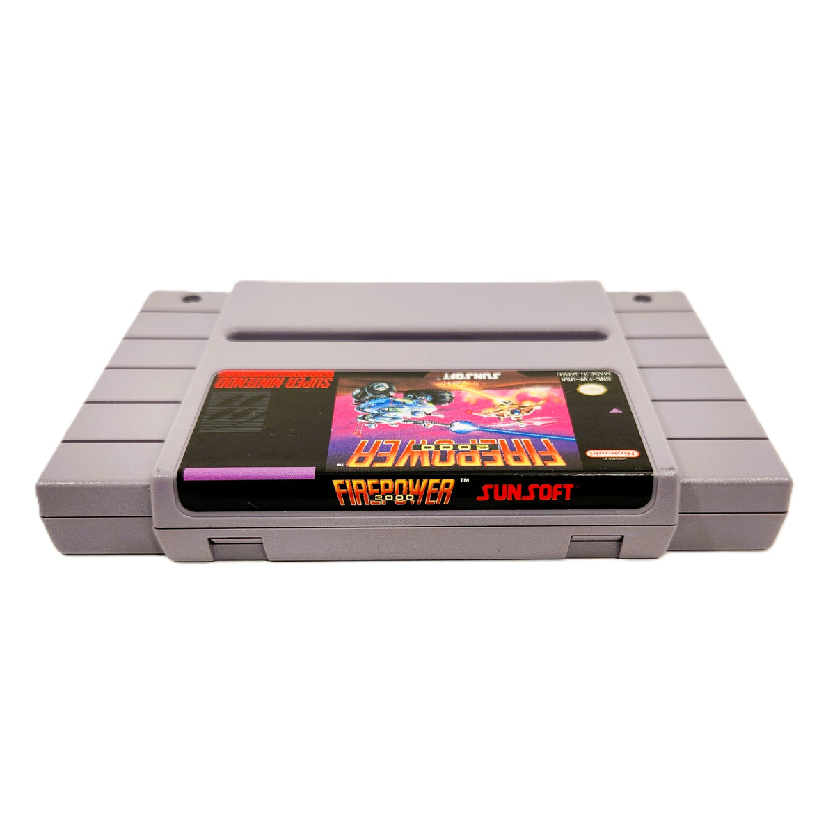 Buy Firepower 2000 - Sunsoft Shoot-em-up for Super Nintendo| Retro Game Fan